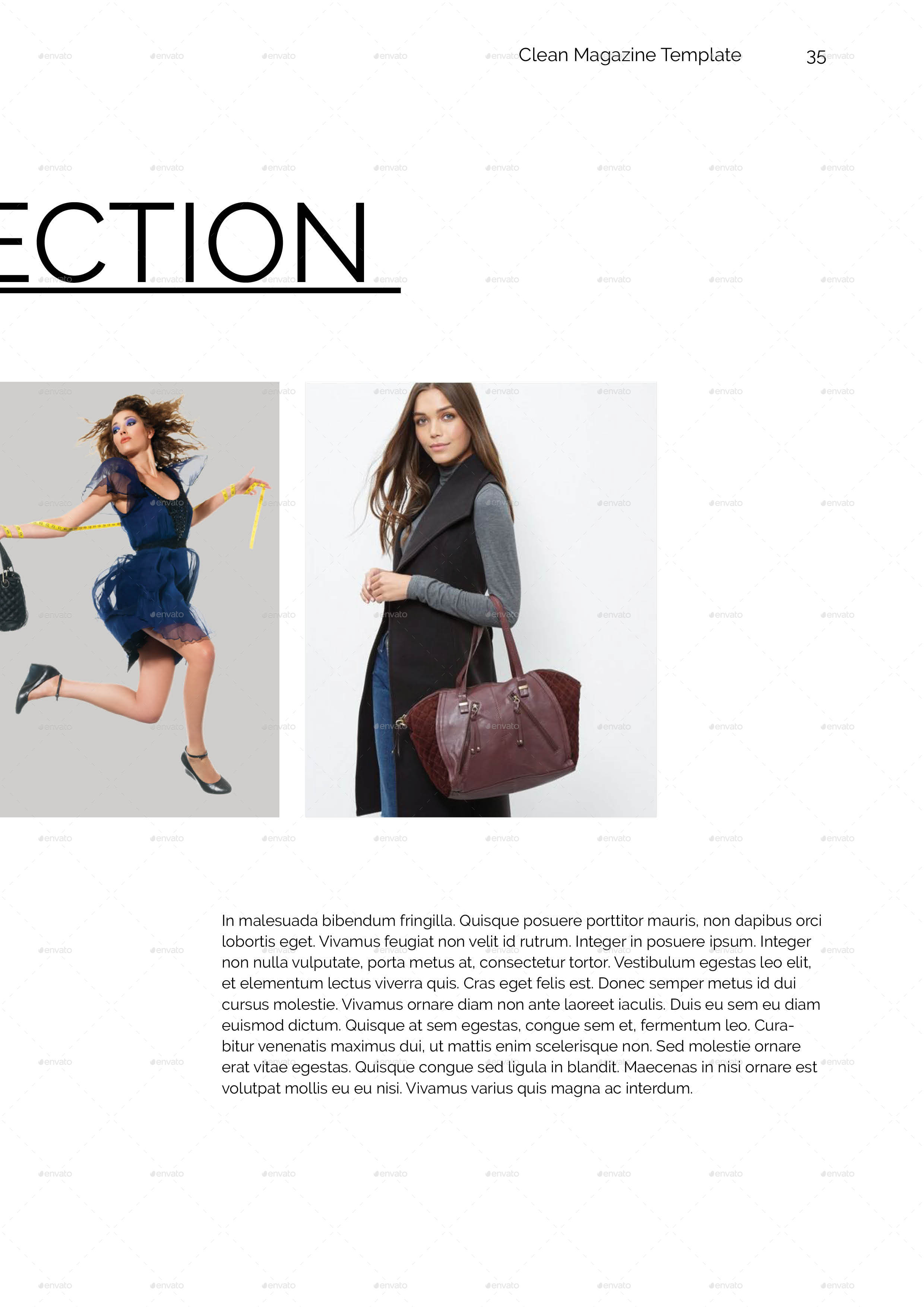 Clean Magazine & Lookbook by suavedigital | GraphicRiver