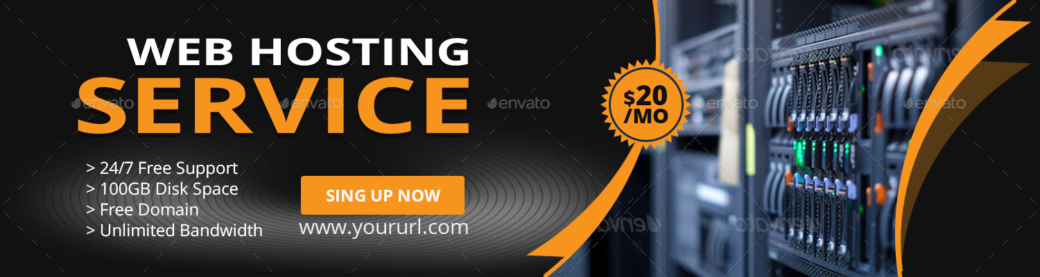 Web Hosting Sliders, Web Elements | GraphicRiver