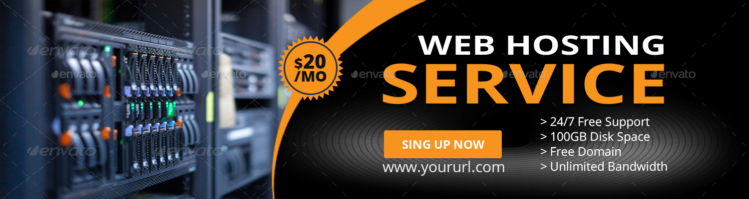 Web Hosting Sliders, Web Elements | GraphicRiver