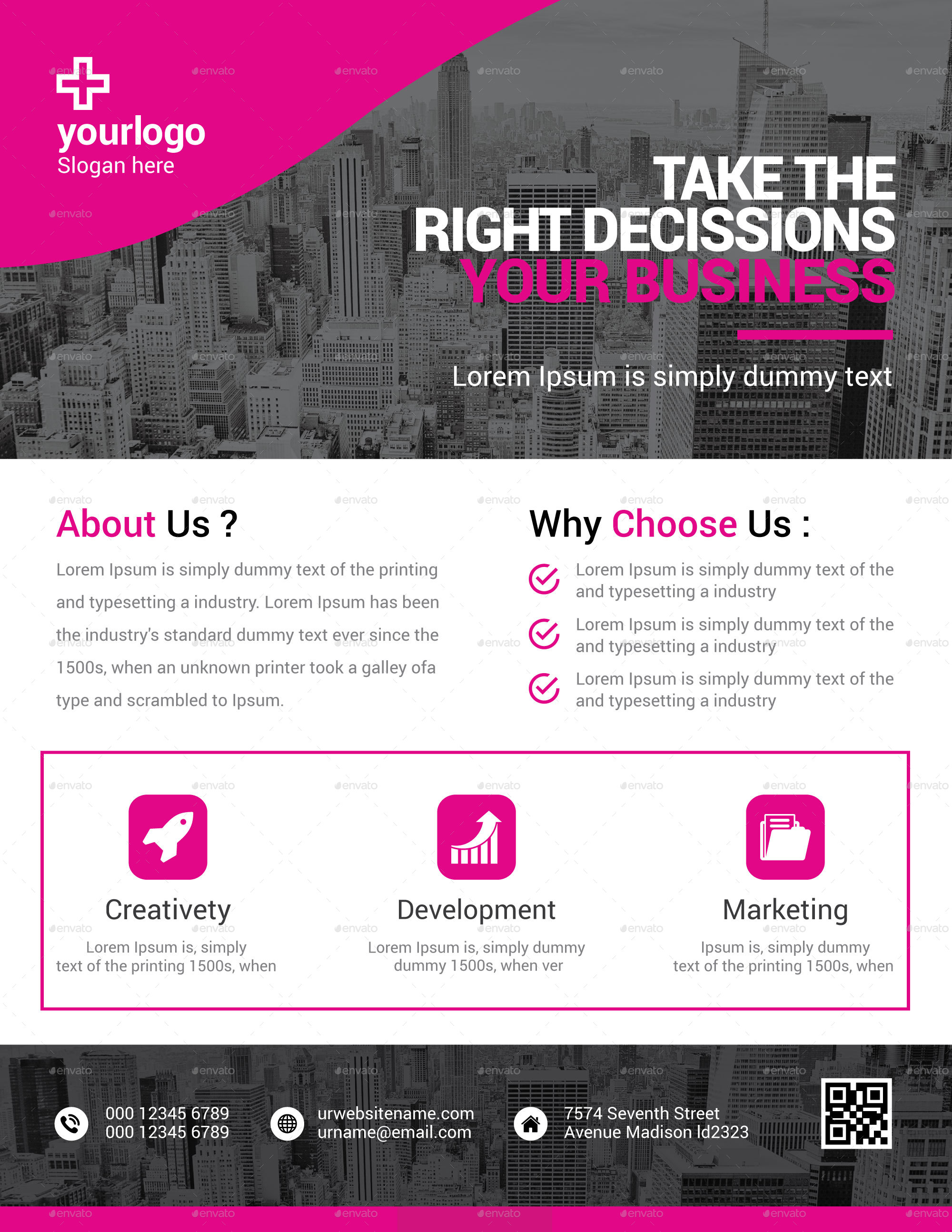 Corporate Flyer bundle 2 in 1, Print Templates | GraphicRiver