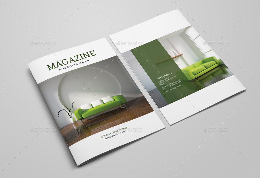 Simple Magazine Template, Print Templates | GraphicRiver