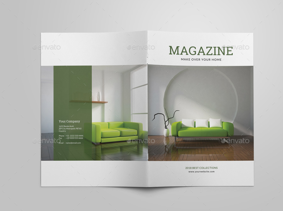 Simple Magazine Template, Print Templates | GraphicRiver