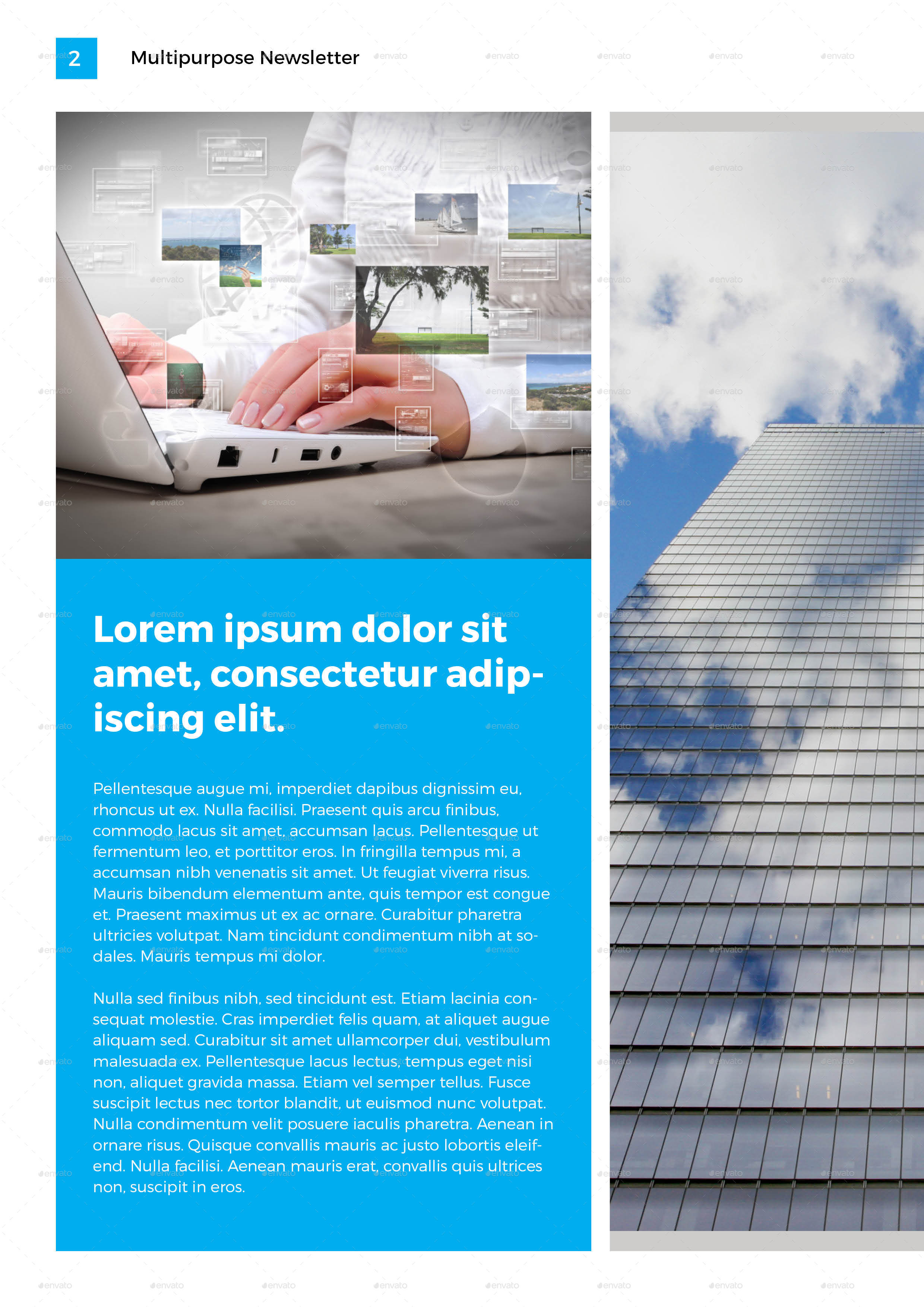 Multipurpose Newsletter, Print Templates | GraphicRiver