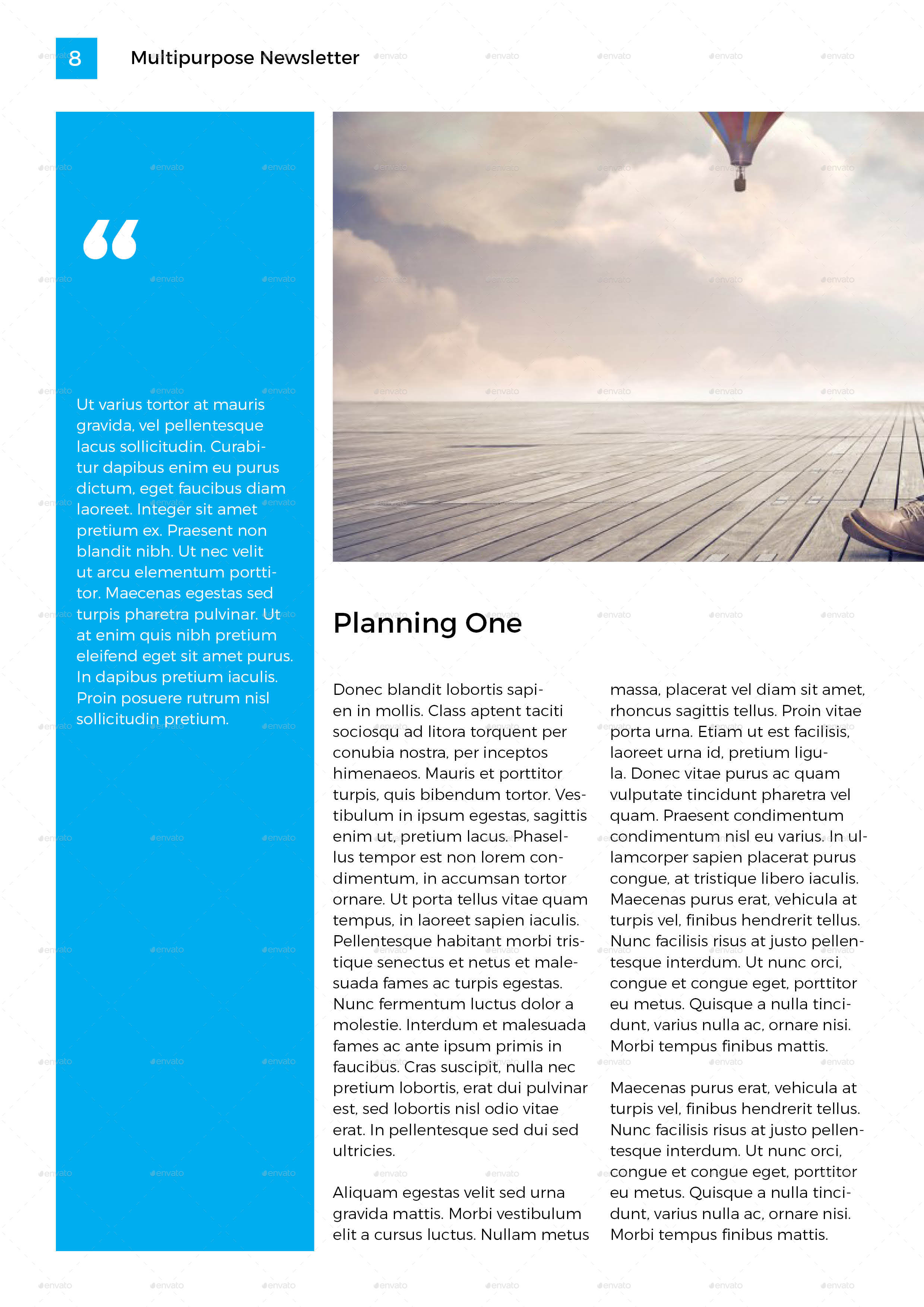 Multipurpose Newsletter, Print Templates | GraphicRiver