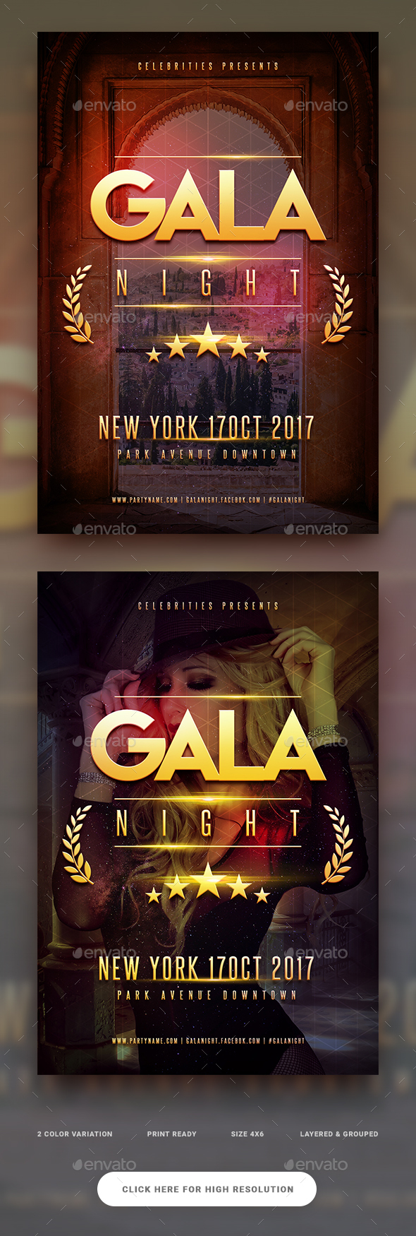 Gala Night Party Flyer by SUPERBOY1 | GraphicRiver