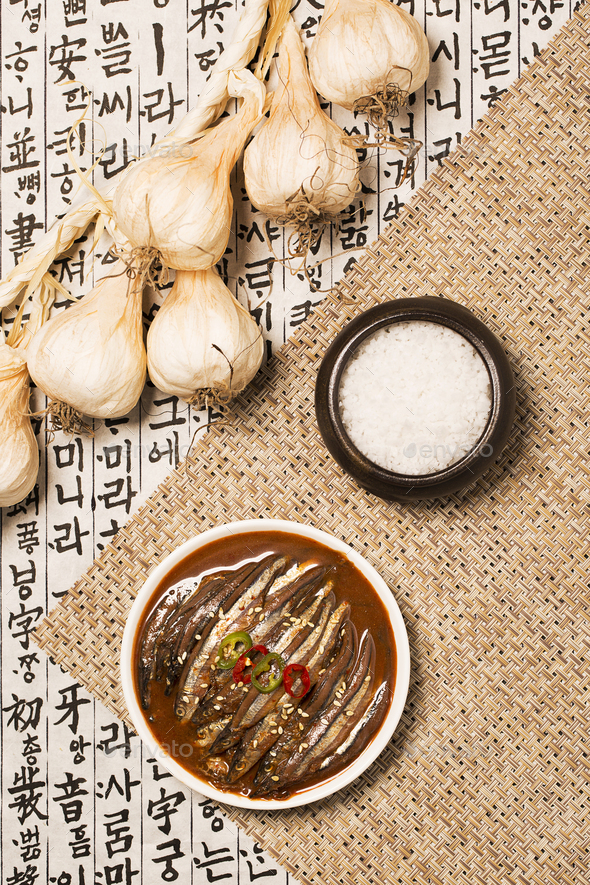 Korean Cuisine: Salted Fermented Fish/Seafood Stock Photo by BBTree2012