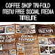 Coffee Shop Tri-fold Menu, Print Templates | GraphicRiver