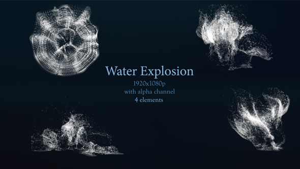Water Explosion 1, Motion Graphics | VideoHive
