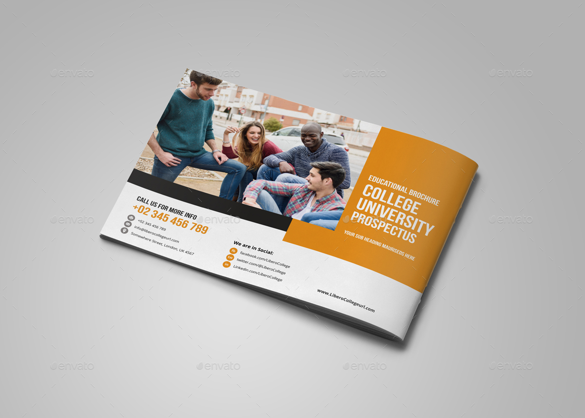 College University Prospectus Brochure Design v2 by Miyaji75 | GraphicRiver