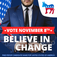 Political Campaign Banner Ads, Web Elements | GraphicRiver