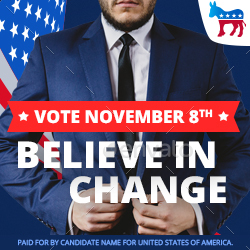 Political Campaign Banner Ads, Web Elements | GraphicRiver