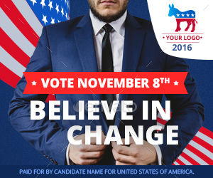 Political Campaign Banner Ads, Web Elements | GraphicRiver