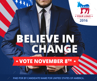 Political Campaign Banner Ads, Web Elements | GraphicRiver