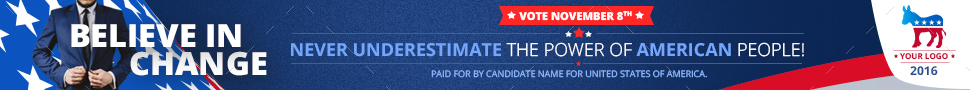 Political Campaign Banner Ads, Web Elements | GraphicRiver