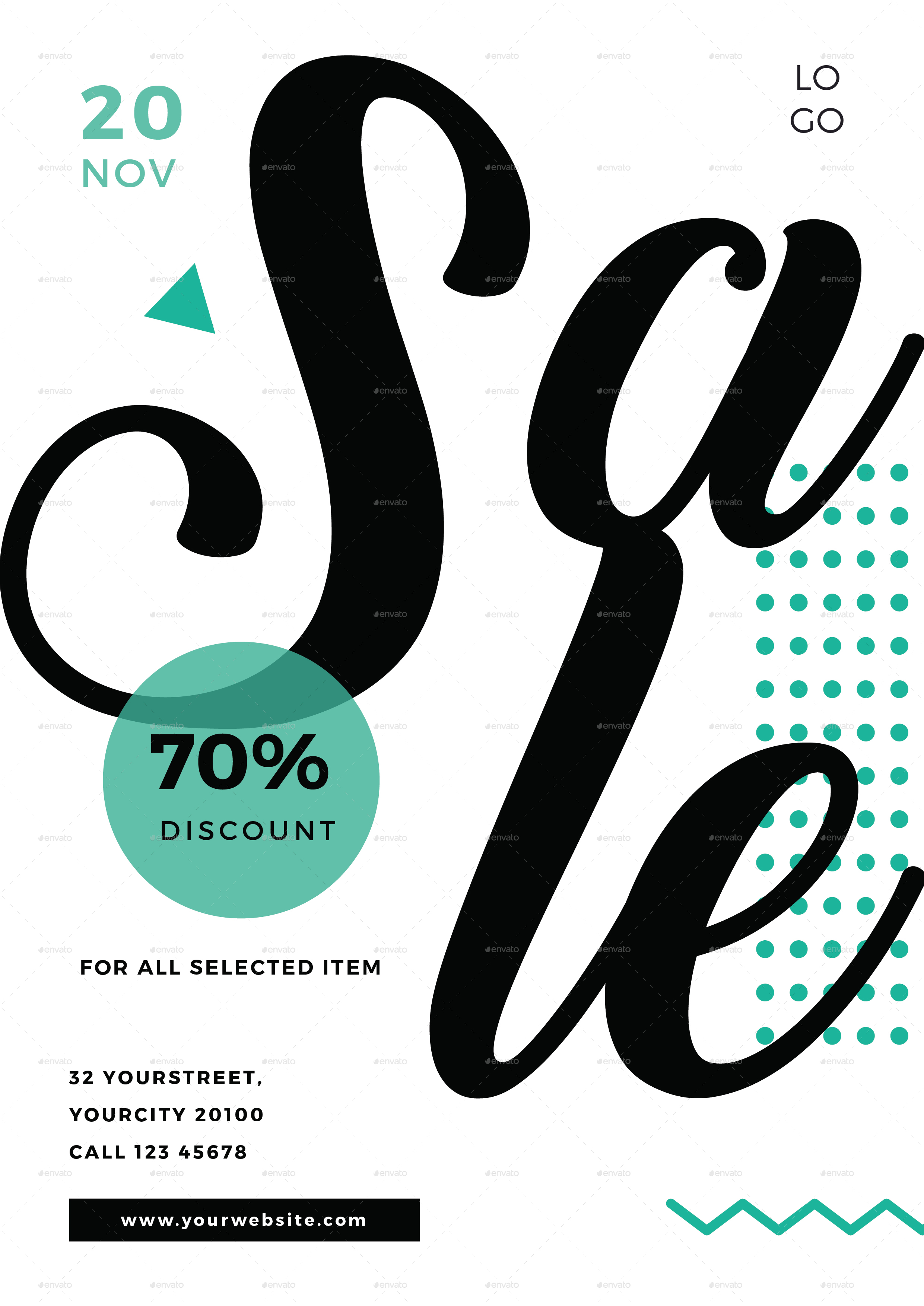 Sale Flyer, Print Templates | GraphicRiver