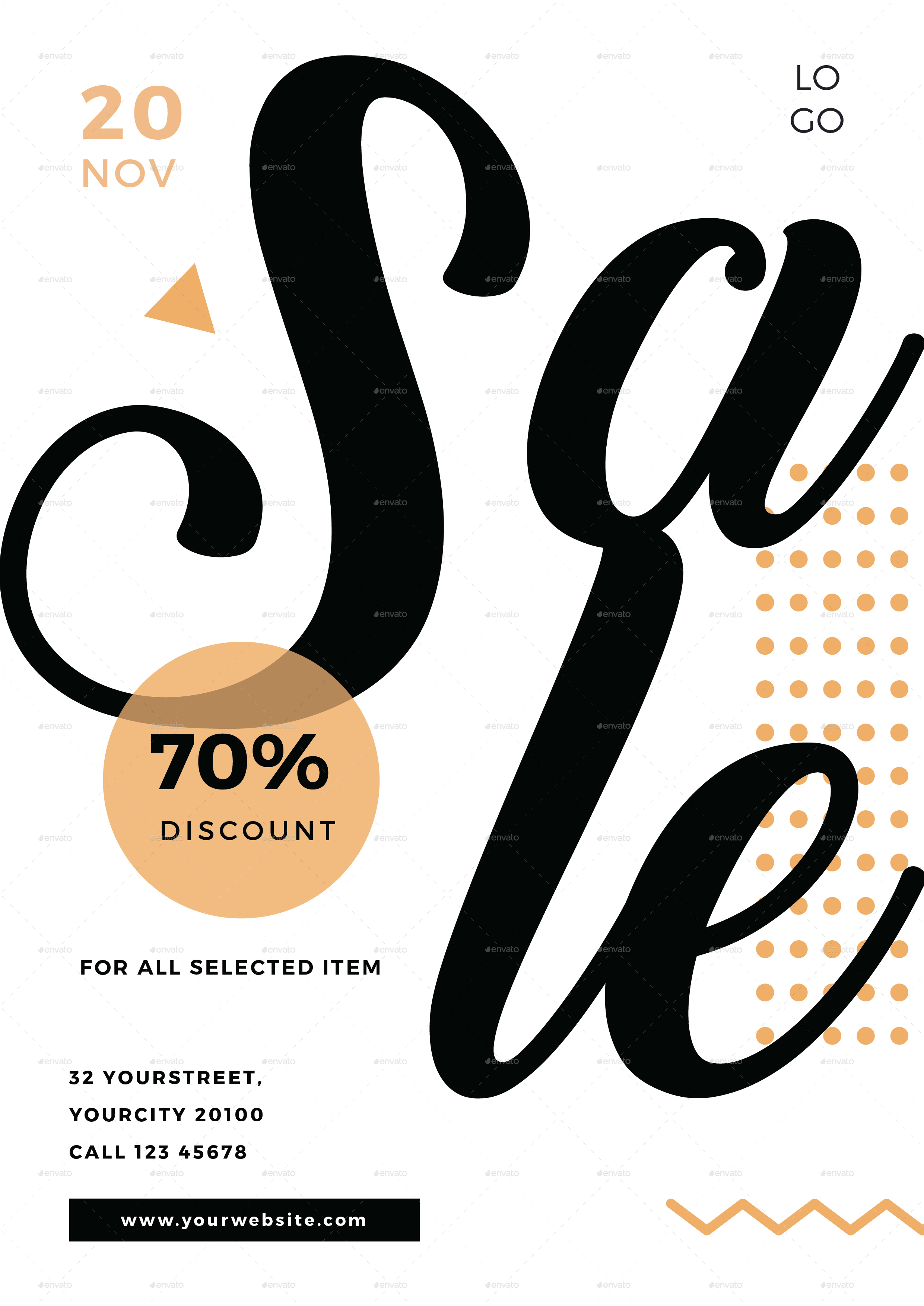 Sale Flyer, Print Templates | GraphicRiver