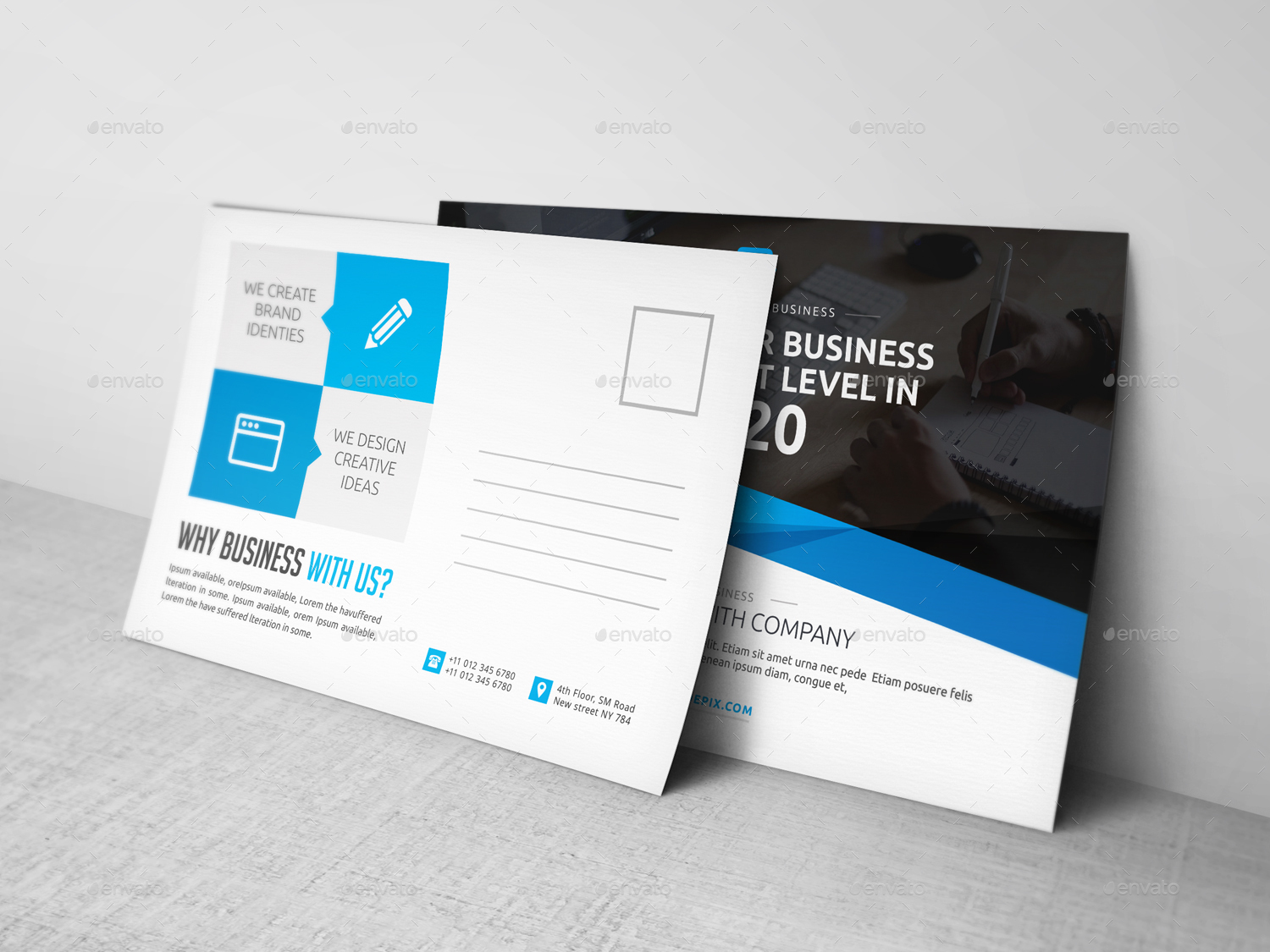Corporate Postcard, Print Templates | GraphicRiver