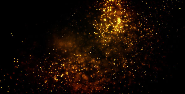 Orange Atmosphere Particles, Motion Graphics | VideoHive
