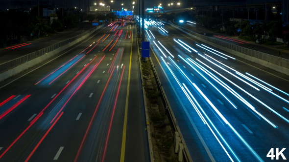 Traffic Night, Stock Footage | VideoHive