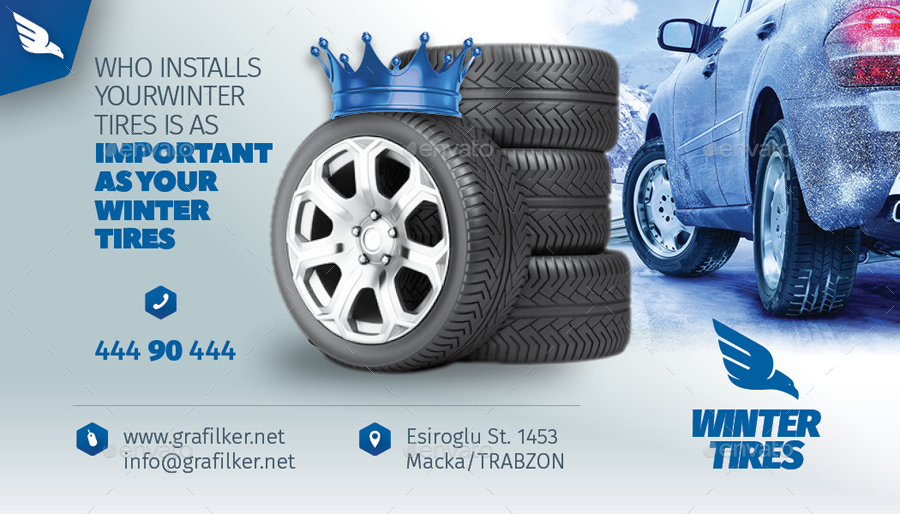 Automobile Tire Business Card Templates, Print Templates | GraphicRiver