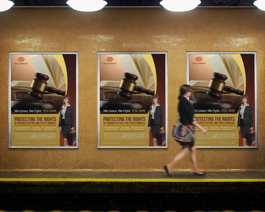 Law Firm Business Advertising Bundle, Print Templates | GraphicRiver