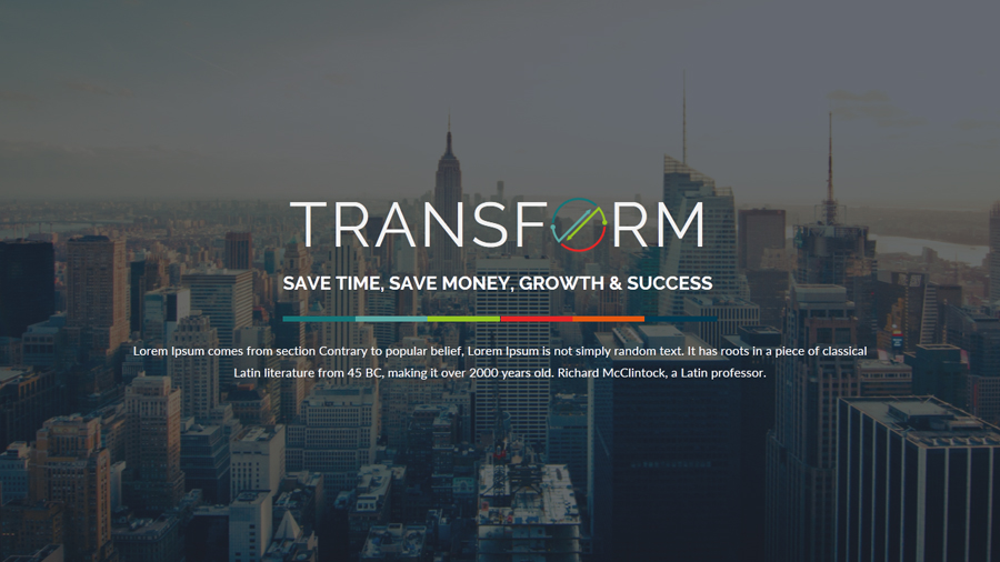 TRANSFORM - Multipurpose Powerpoint Template, Presentation Templates