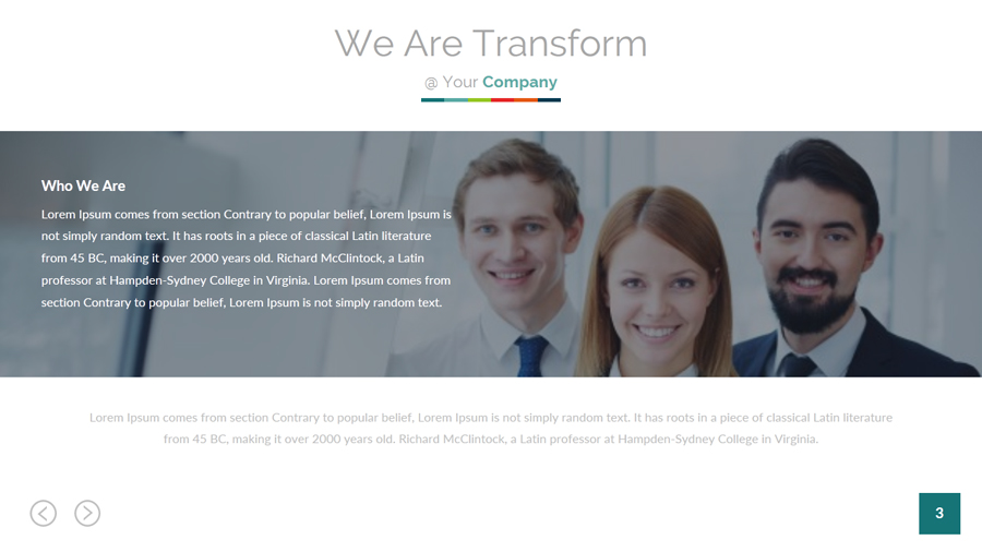 TRANSFORM - Multipurpose Powerpoint Template, Presentation Templates