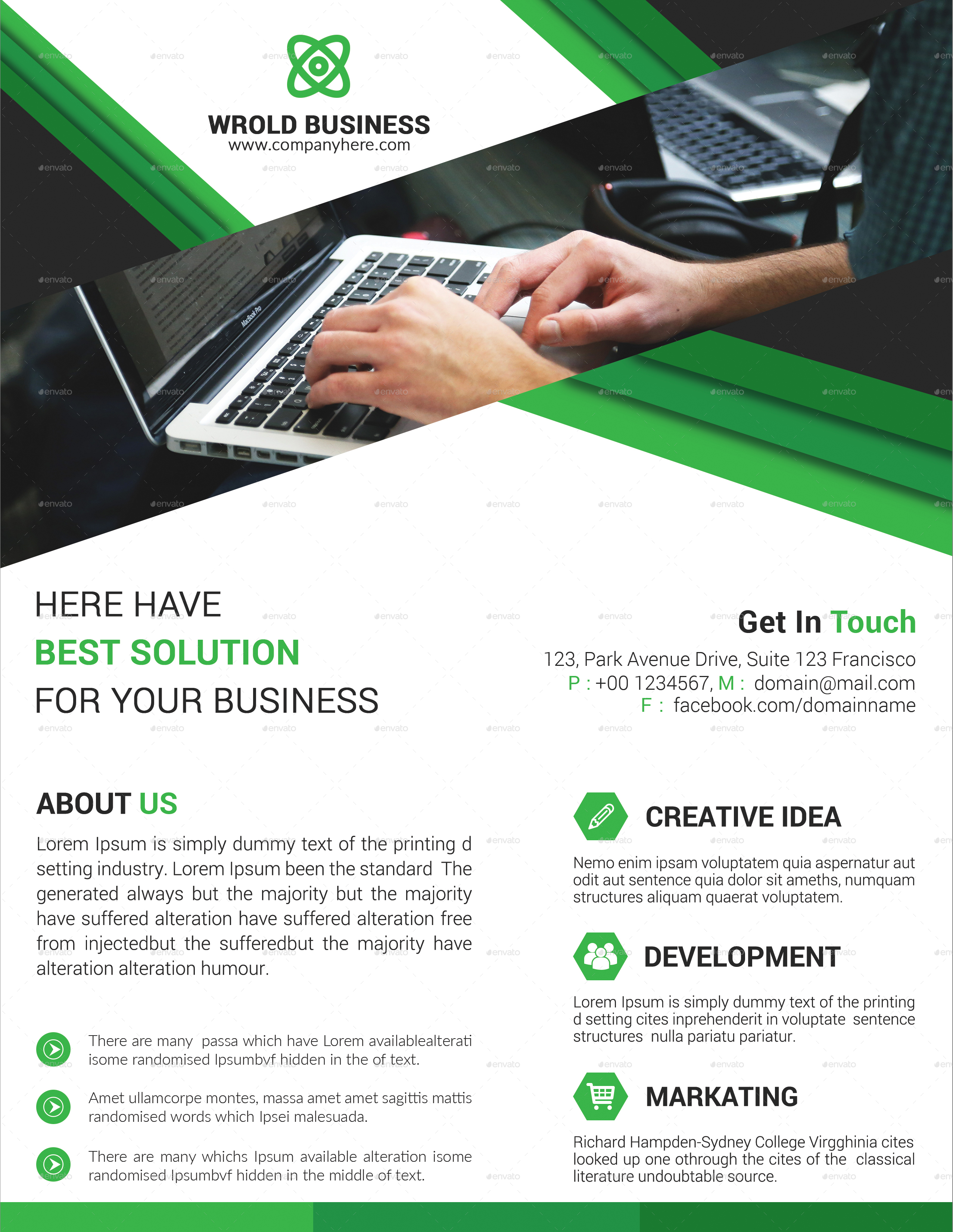 Corporate Business Flyer by naimhossain | GraphicRiver