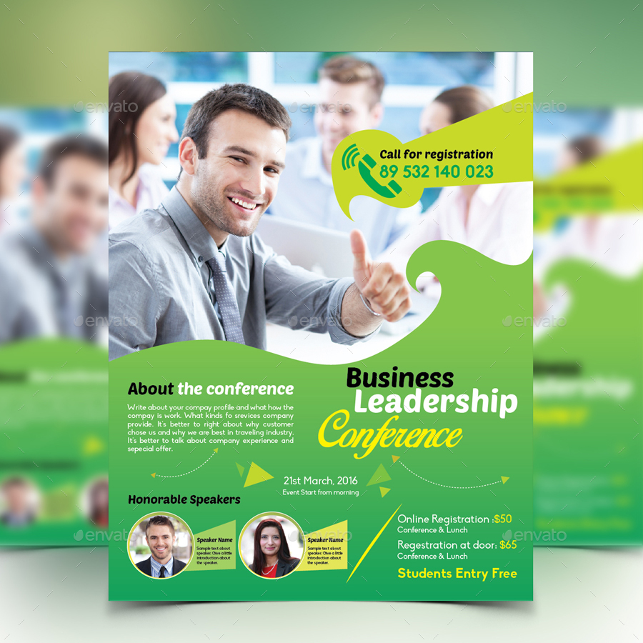 Conference Flyer, Print Templates | GraphicRiver