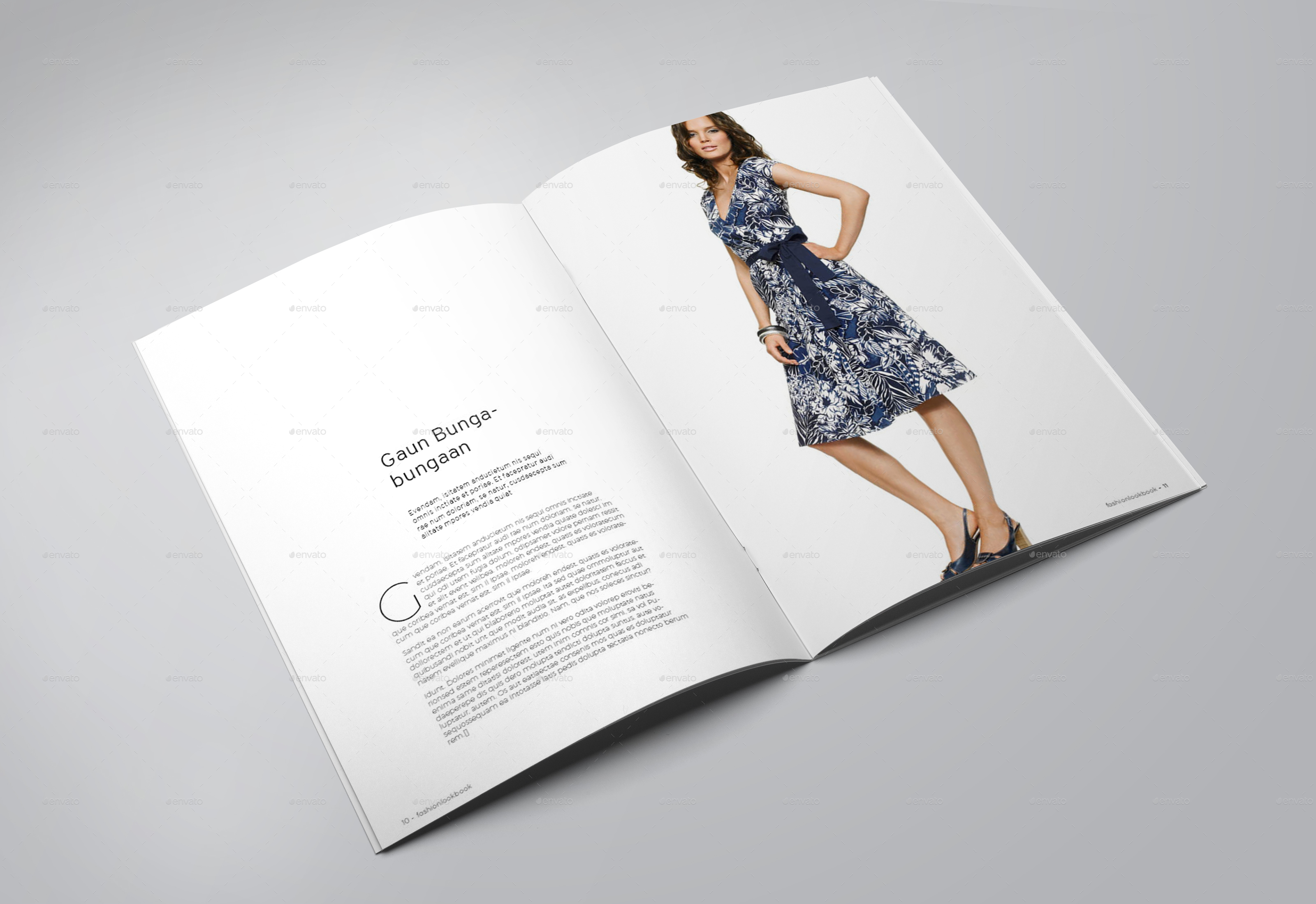Fashion Lookbook Template, Print Templates | GraphicRiver