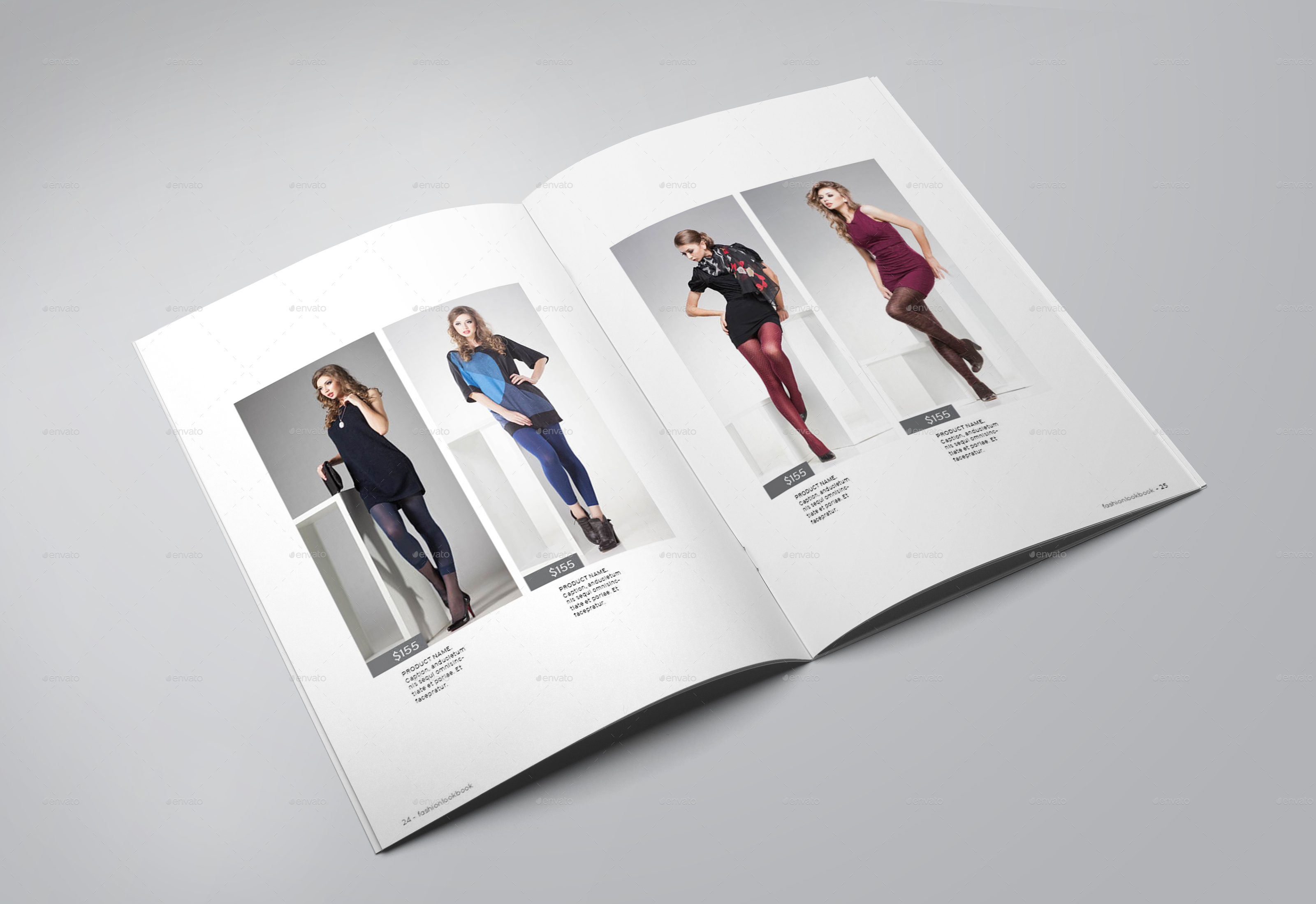 Fashion Lookbook Template, Print Templates | GraphicRiver