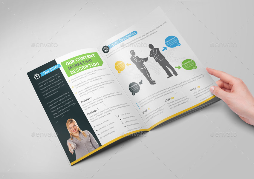 Smart Goals Business Brochure Templates, Print Templates | GraphicRiver