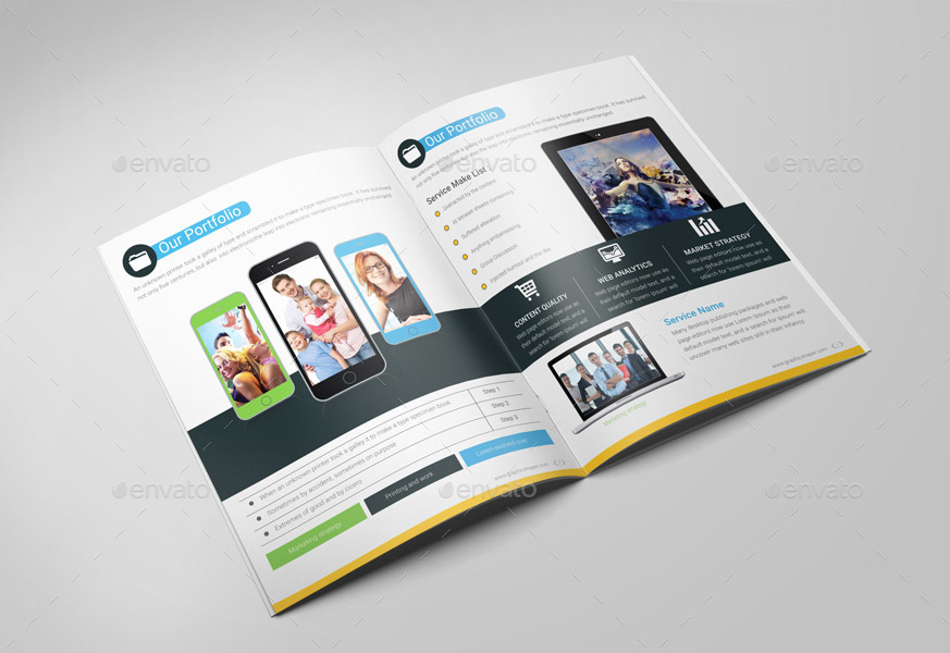 Smart Goals Business Brochure Templates, Print Templates | GraphicRiver
