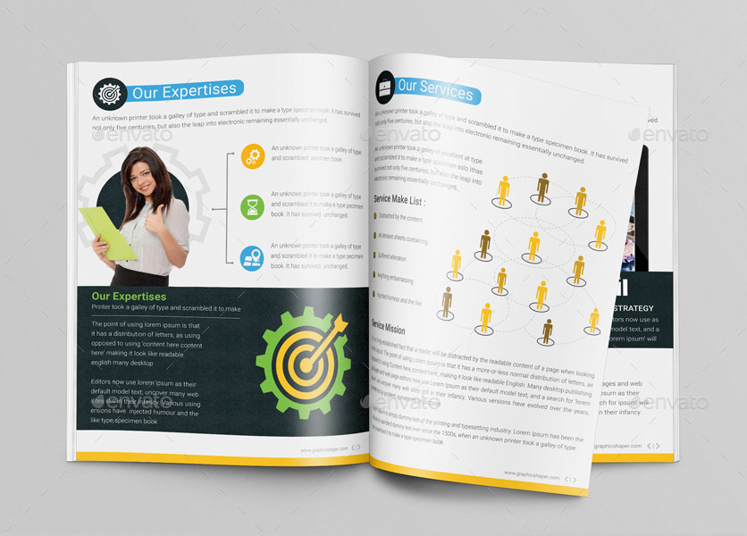 Smart Goals Business Brochure Templates, Print Templates | GraphicRiver