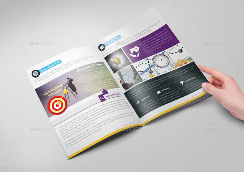 Smart Goals Business Brochure Templates, Print Templates | GraphicRiver