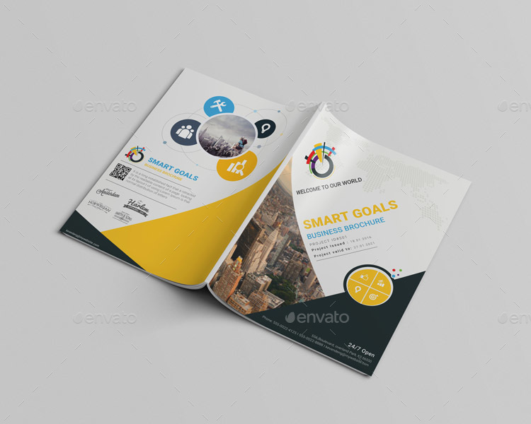 Smart Goals Business Brochure Templates, Print Templates | GraphicRiver