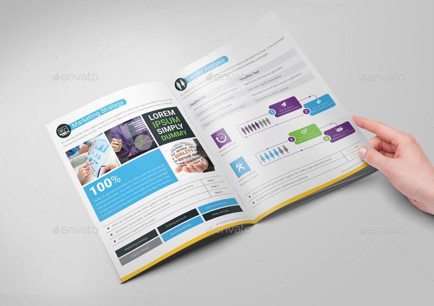 Smart Goals Business Brochure Templates, Print Templates | GraphicRiver