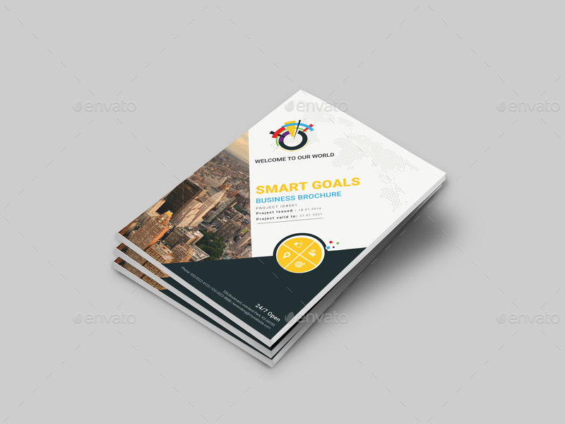 Smart Goals Business Brochure Templates, Print Templates | GraphicRiver