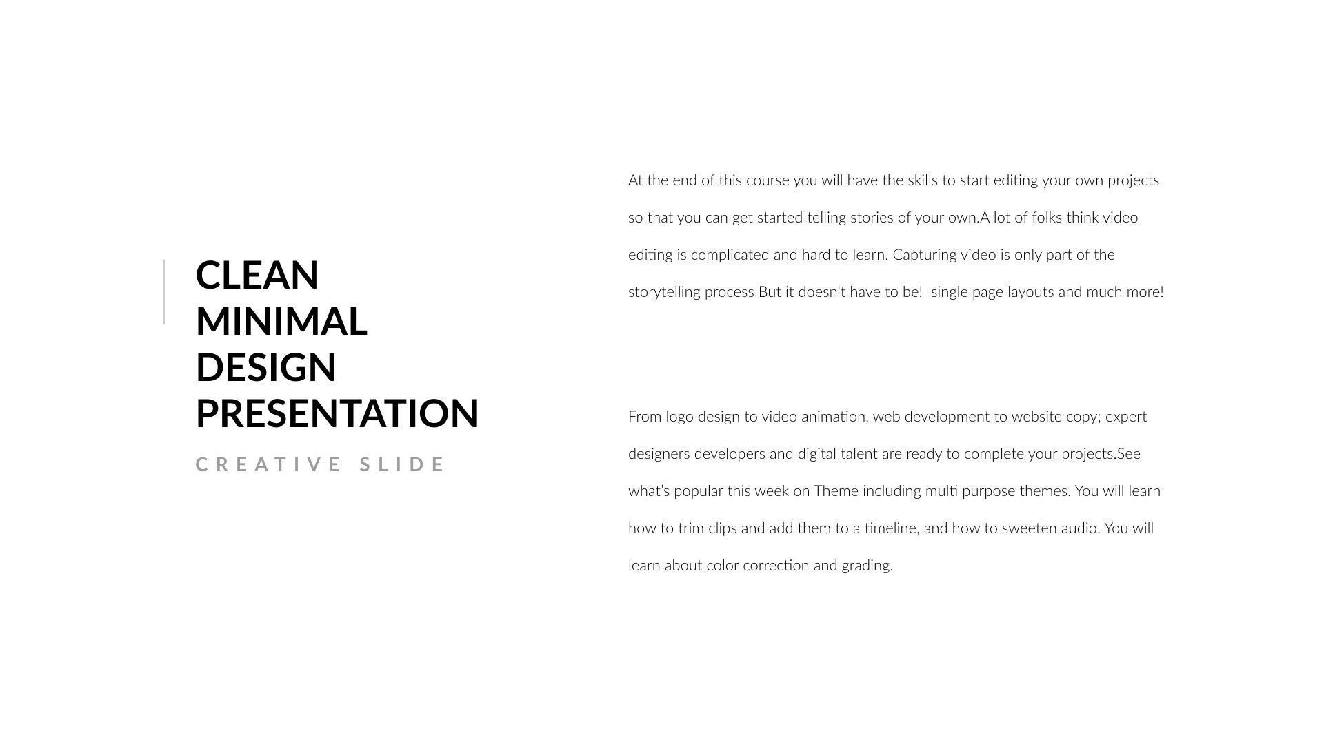 Concise - Minimal PowerPoint Presentation, Presentation Templates ...