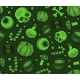 Green Halloween Seamless Pattern Background, Vectors | GraphicRiver