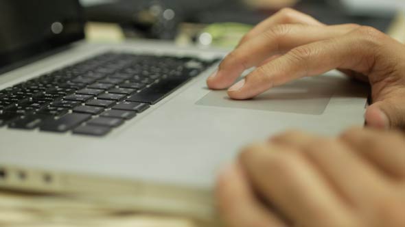 Typing Touchpad, Stock Footage | VideoHive