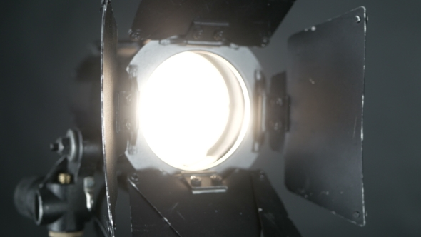 Lighting Equipment, Real Flash Or Spotlight., Stock Footage | VideoHive