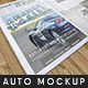 Automotive Tabloid Advertisement Mockup, Graphics | GraphicRiver