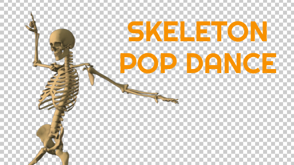 Skeleton Pop Music Dance, Motion Graphics | VideoHive