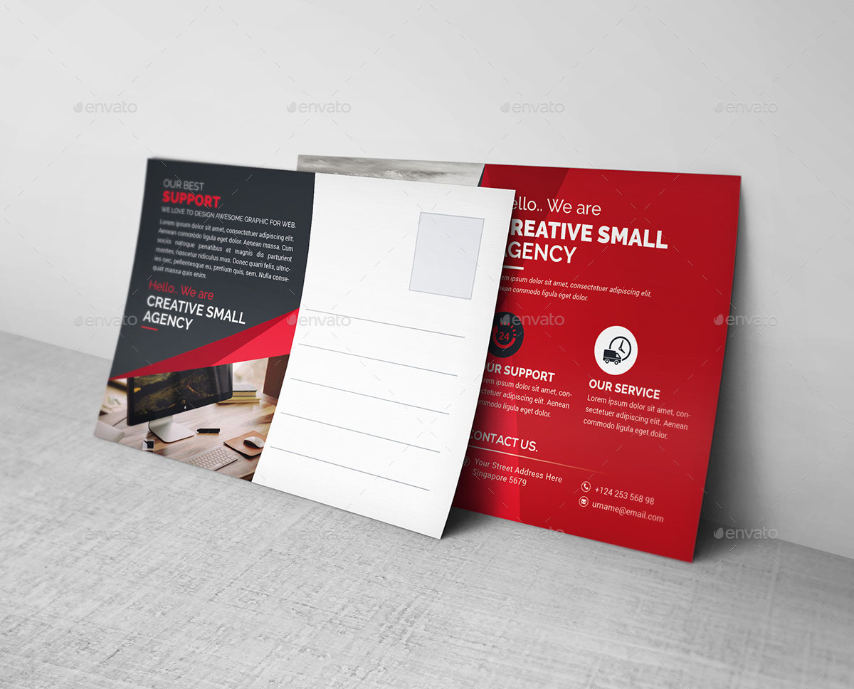 Postcard Template, Print Templates | GraphicRiver