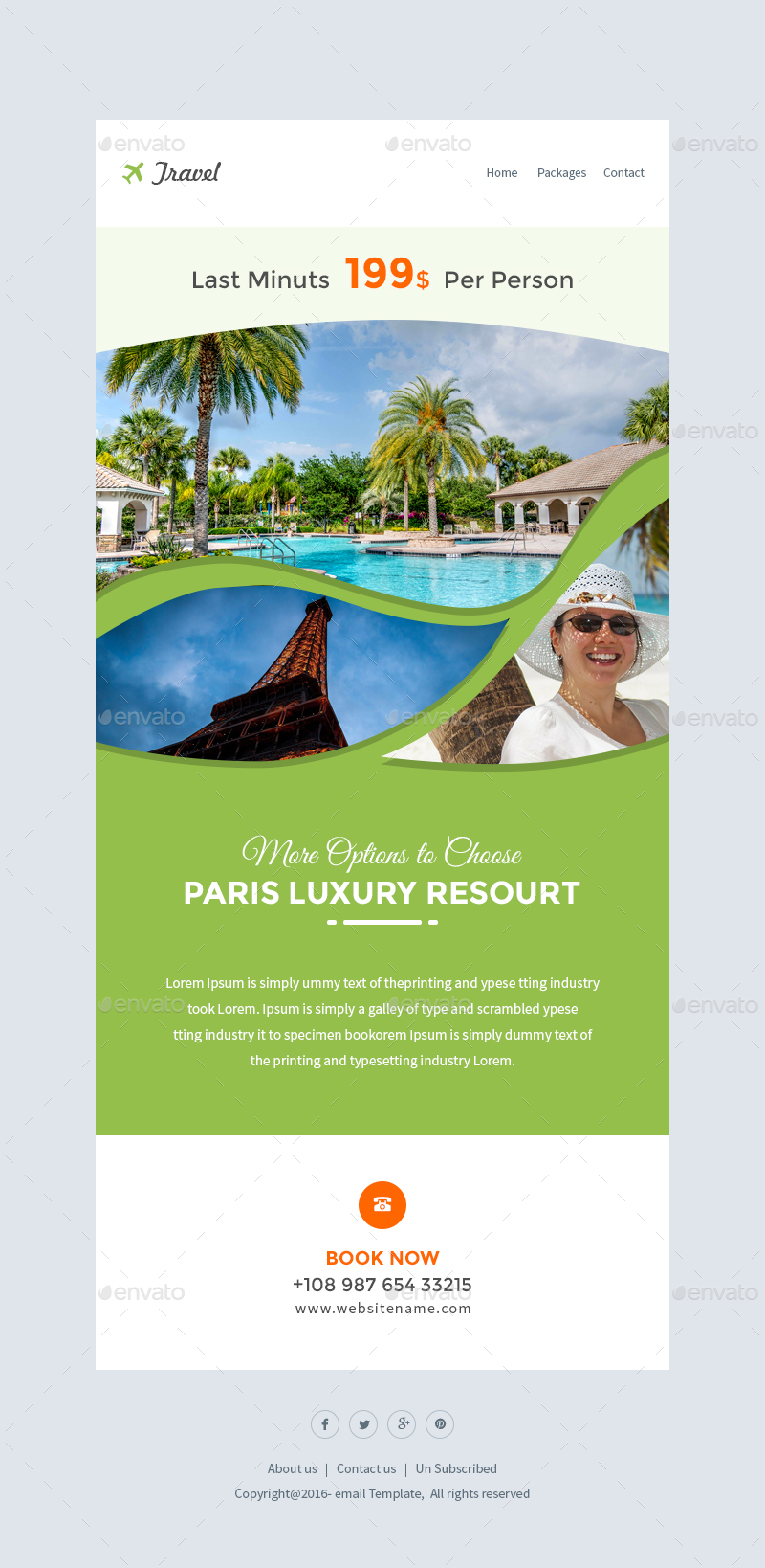 Notify - Notification Email Template PSD, Web Elements | GraphicRiver