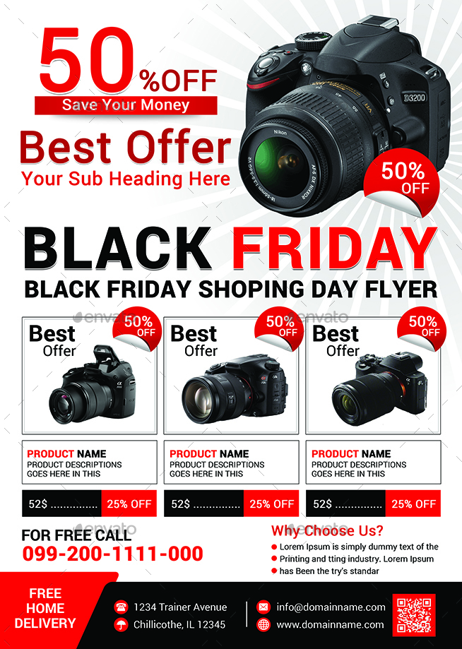 Product Promotion Flyers Bundle, Print Templates | GraphicRiver