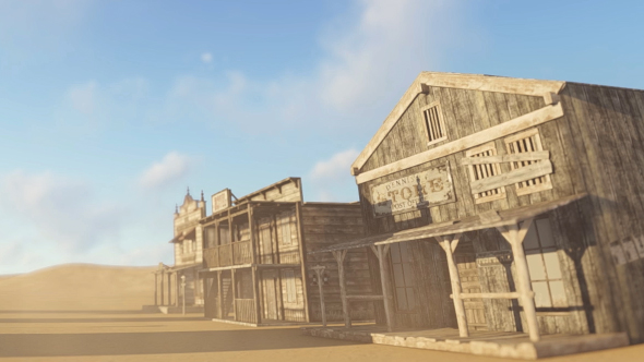 Abandoned Western Village, Motion Graphics | VideoHive