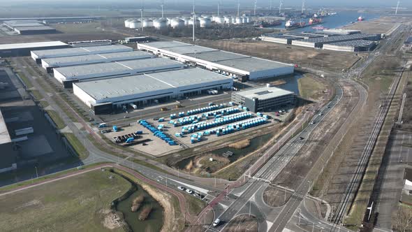 Supply Chain Distribution Logistics Depot, Stock Footage | VideoHive