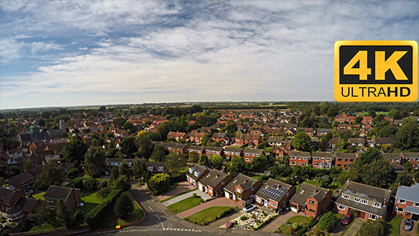 England Aerial Neighnorhood, Stock Footage | VideoHive